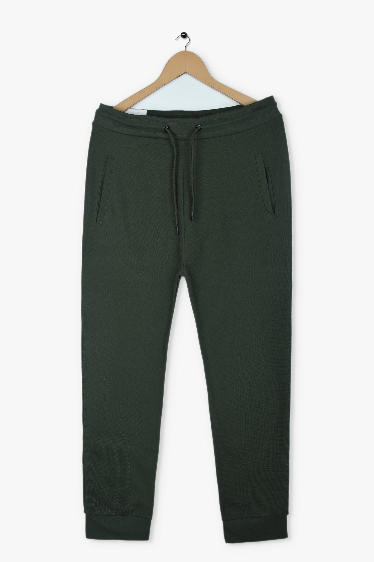 ZARA INTERLOCK COTTON JOGGER PANTS - orangejeansco