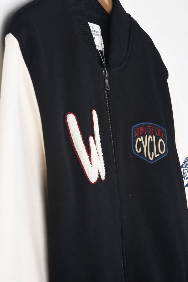 SPRINGFIELD BASEBALL JACKET - orangejeansco